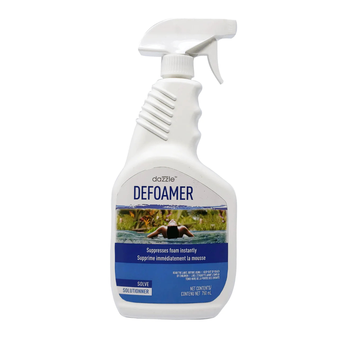 DEFOAMER 750ML - TRIGGER SPRAY BOTTLE - Buds Spas & Pools